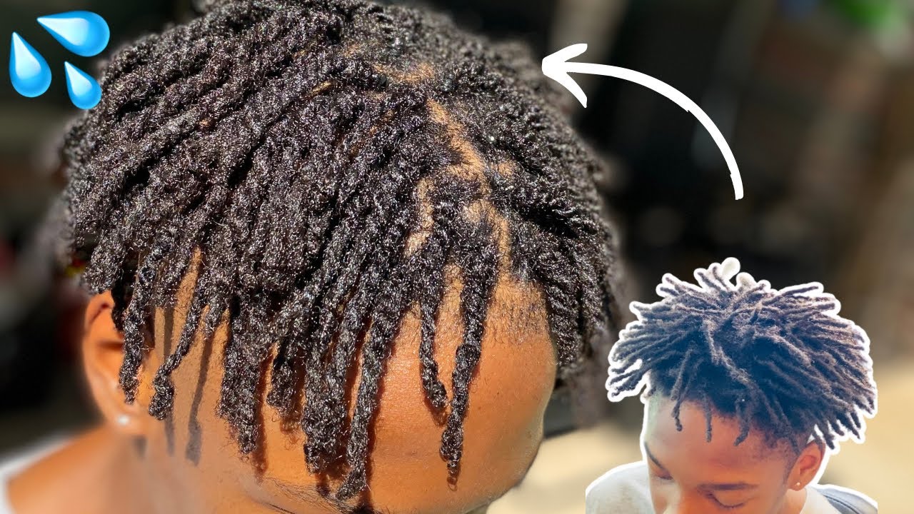 How to Two strand twist🧬DOUBLE 🧬strand|starter locs Men|Teen🔥💦⚠️Extreme ...