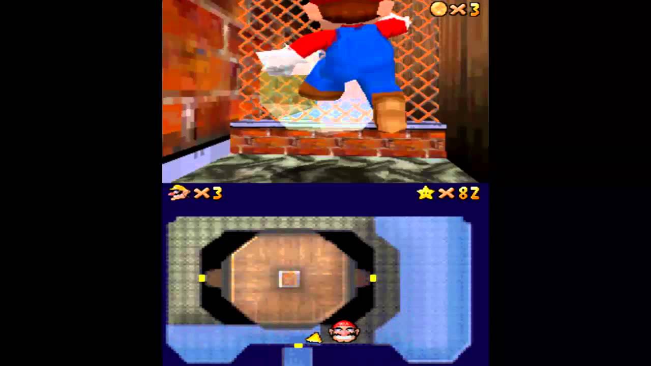 Let's Play Super Mario 64 DS Switch Star in the Basement - YouTube