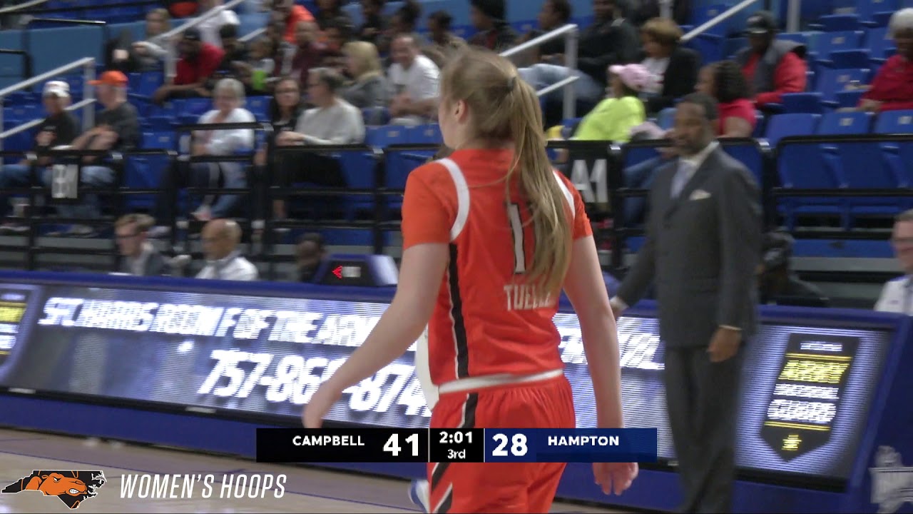 Campbell Women's Basketball at Hampton | 1/11/20 - YouTube