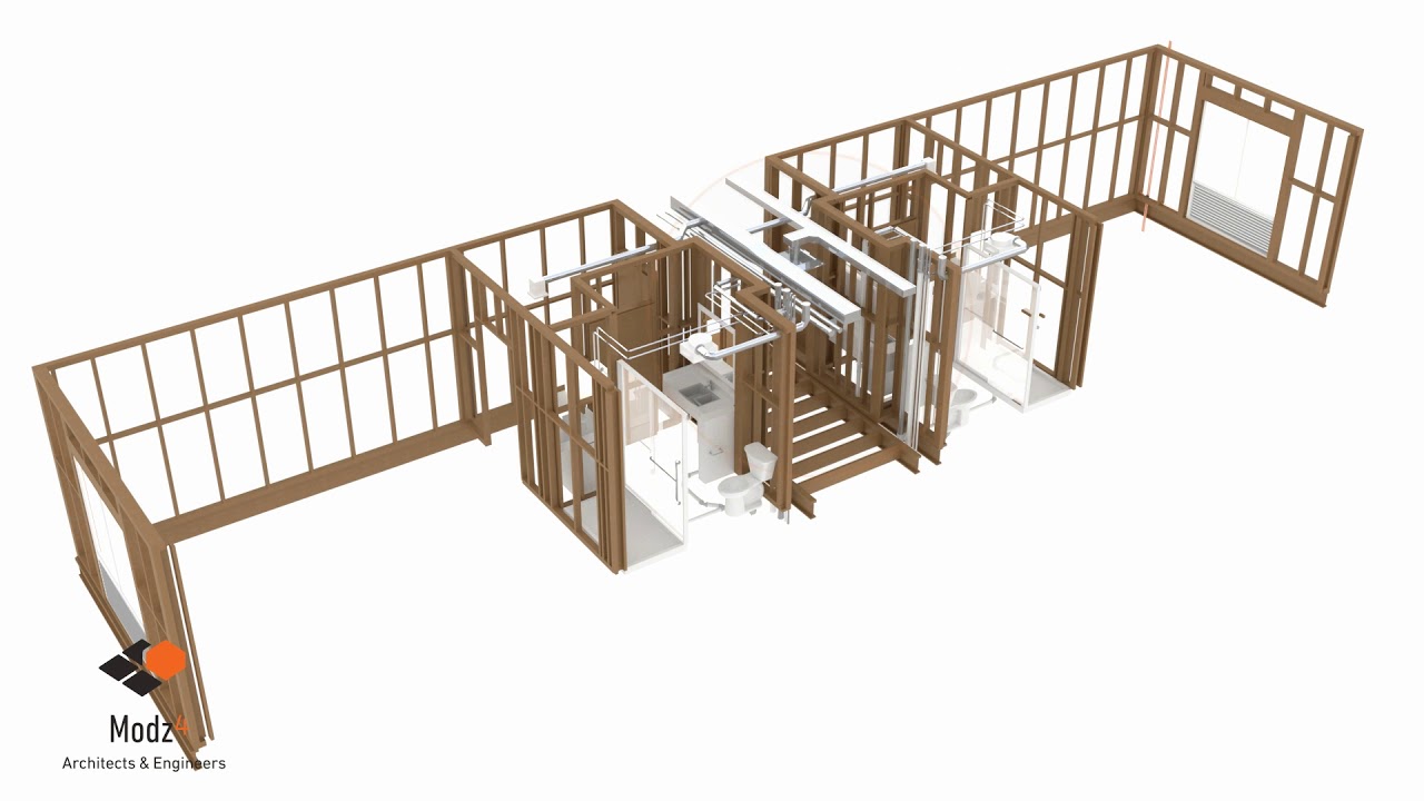 Modular Unit MEP Connections - YouTube