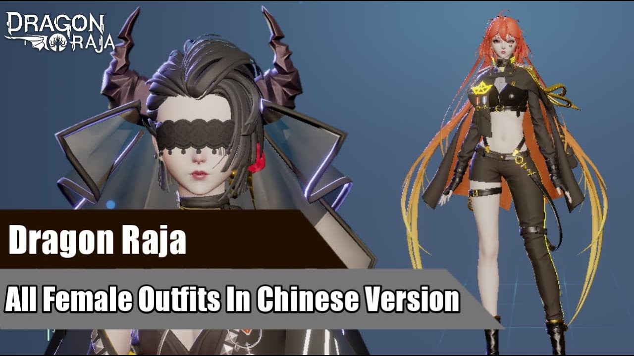 Dragon Raja - All Female Outfits In Chinese Version - YouTube