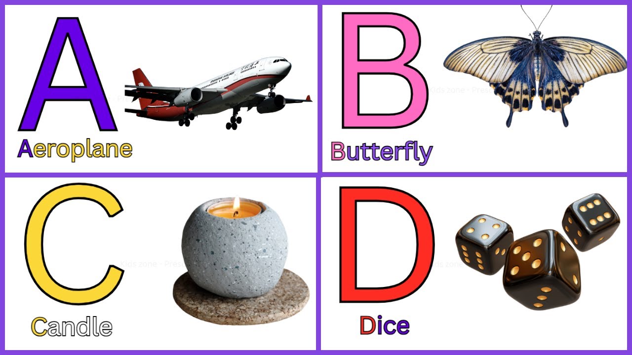 English alphabet |Learn Alphabet A to Z | ABC Preschool Book Learning A ...