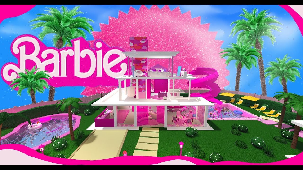 Barbie dream house | Barbieland town | Roblox bloxbur | Hismariowith ...