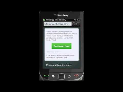 Hoe installeer je WhatsApp (Blackberry)