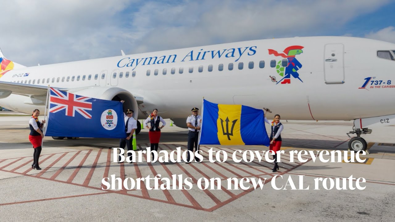 Barbados to cover revenue shortfalls on new CAL route - YouTube