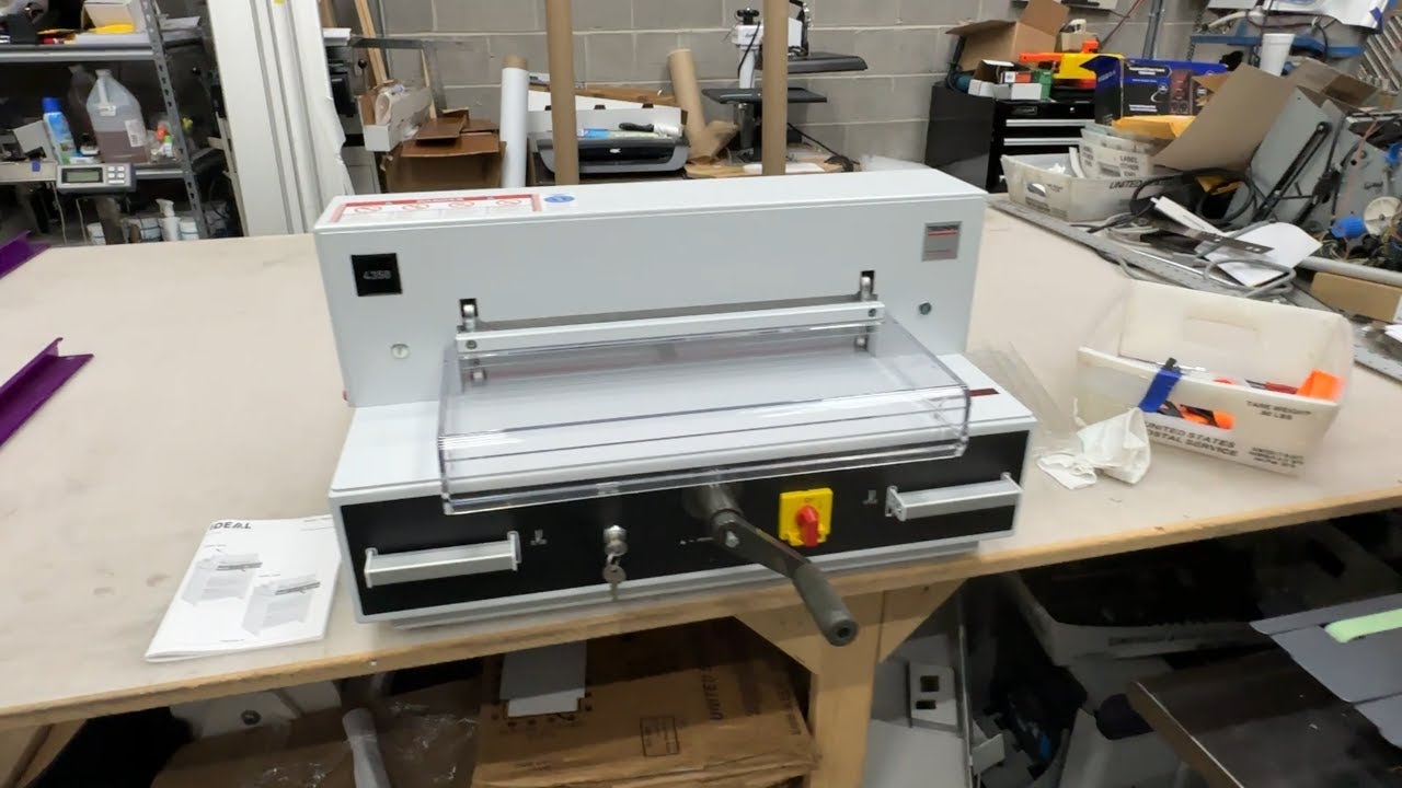TRIUMPH 4350 (SAME as IDEAL 4350) 17" Electric Paper Cutter triumph MBM ...