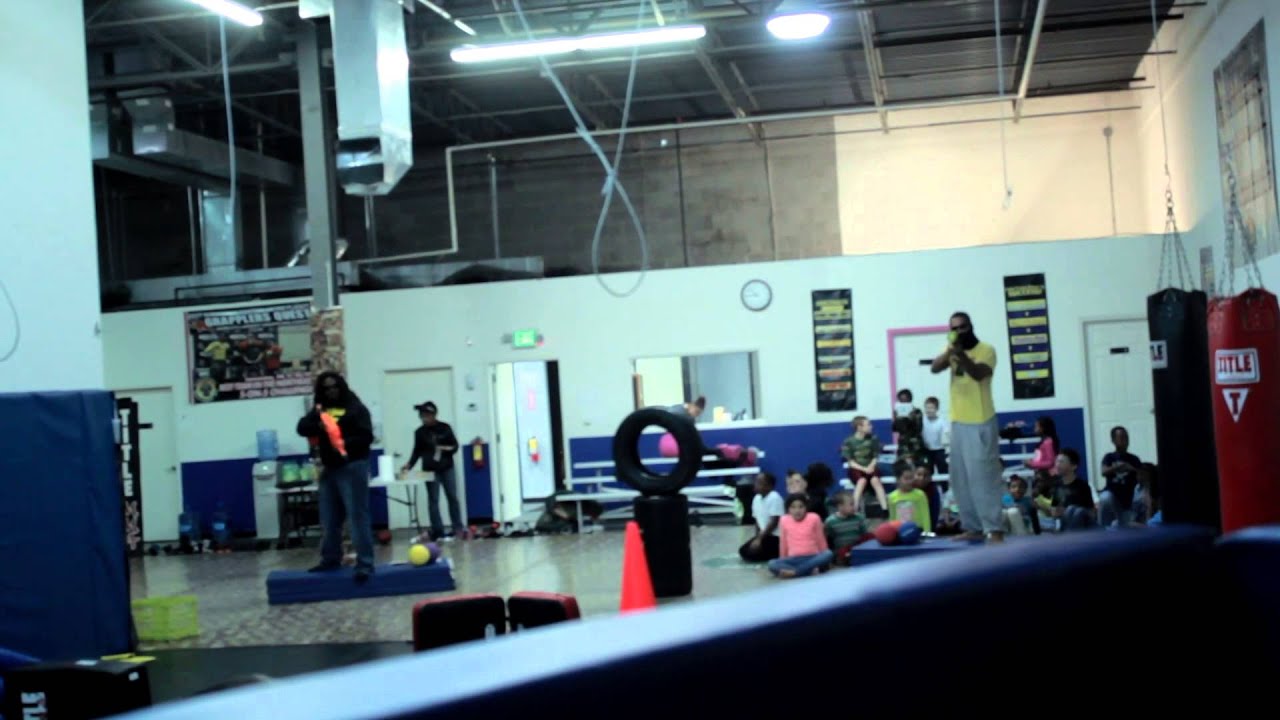 Top Flight MMA Kids MMA Ninja Party "Gladiator Games" - YouTube