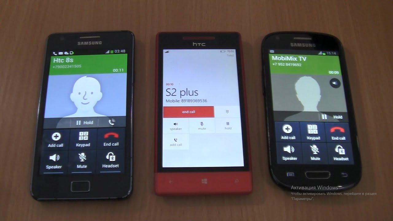 Incoming call & Outgoing call at the Same Time HTC+Samsung Galaxy S3 ...