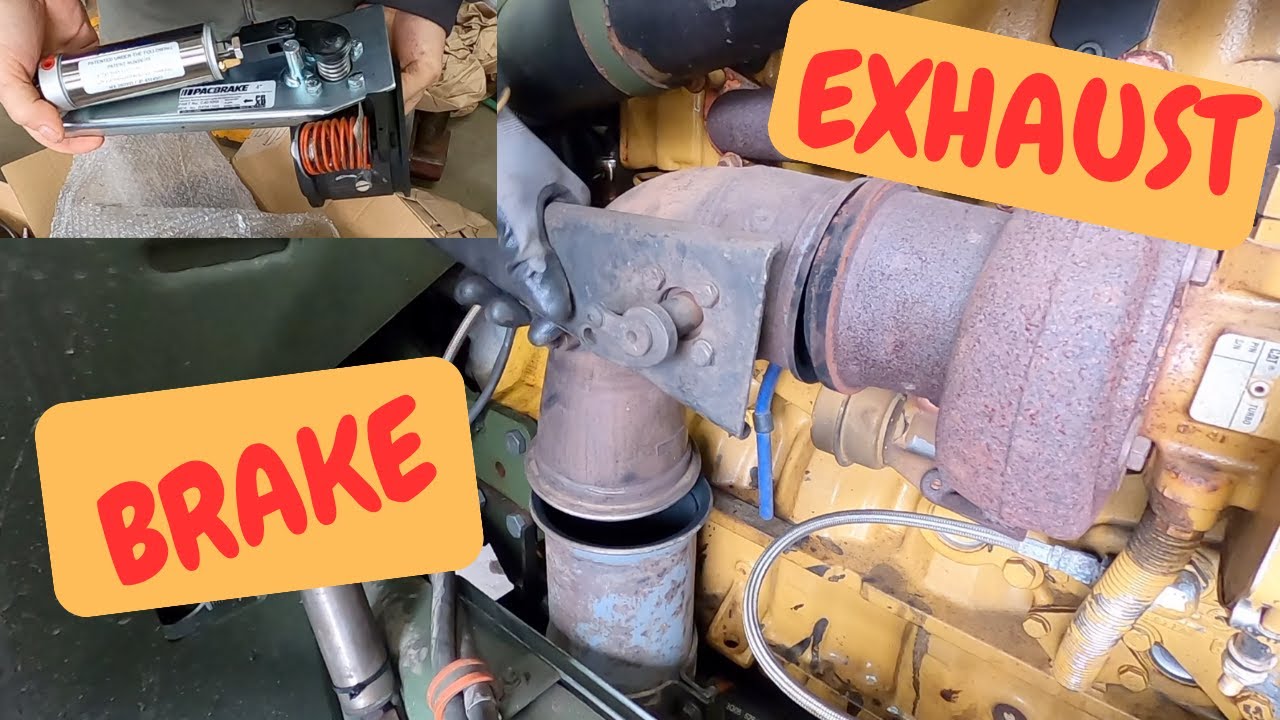 Exhaust brake LMTV C7 3126 - YouTube