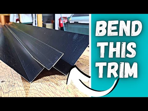 bending inside corner trim for wall cladding #sheetmetal #wallcladding ...