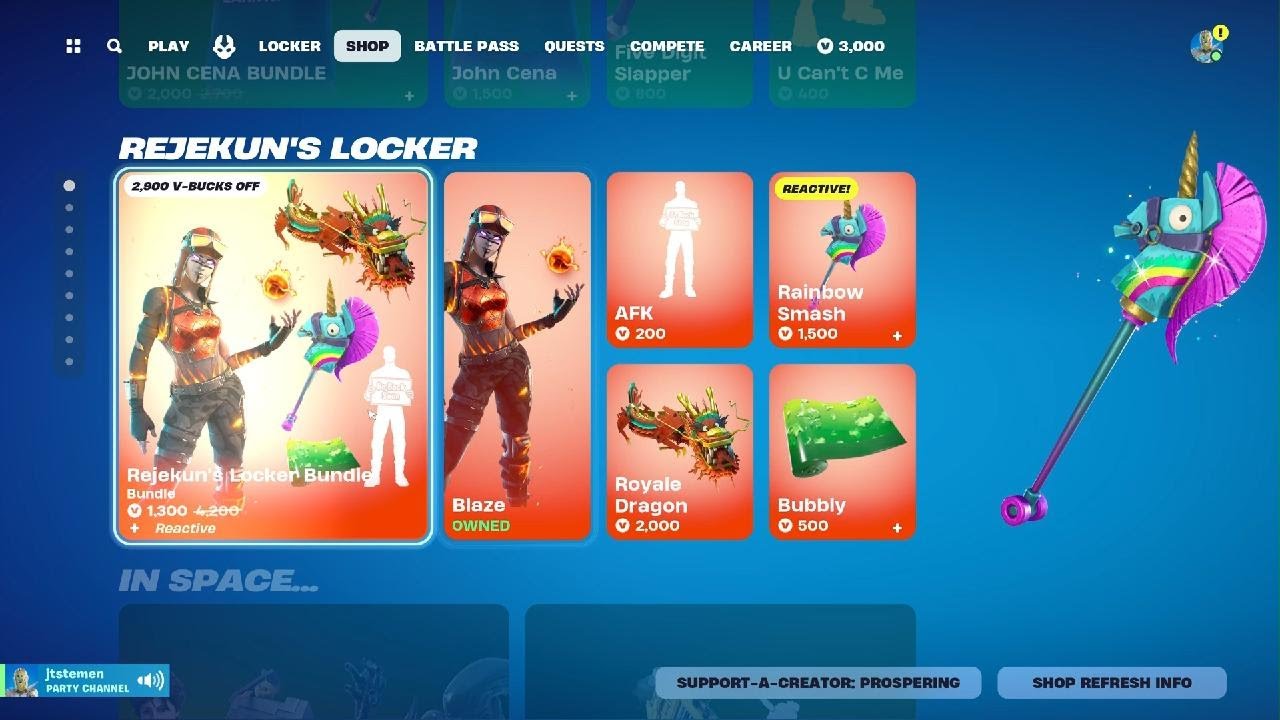 Fortnite Item Shop 4/28/24 New Locker Bundle - YouTube