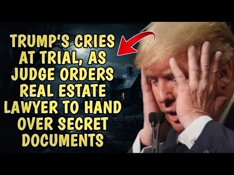 Trump’s CRIES At Trial, As Judge Orders Real Estate Lawyer to Hand Over ...