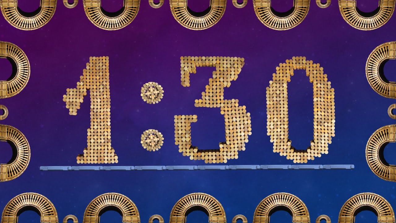 1 Minute and 30 Second Timer (Silent Timer with a Lincoln Logs and Tumbling Logs Alarm) - YouTube