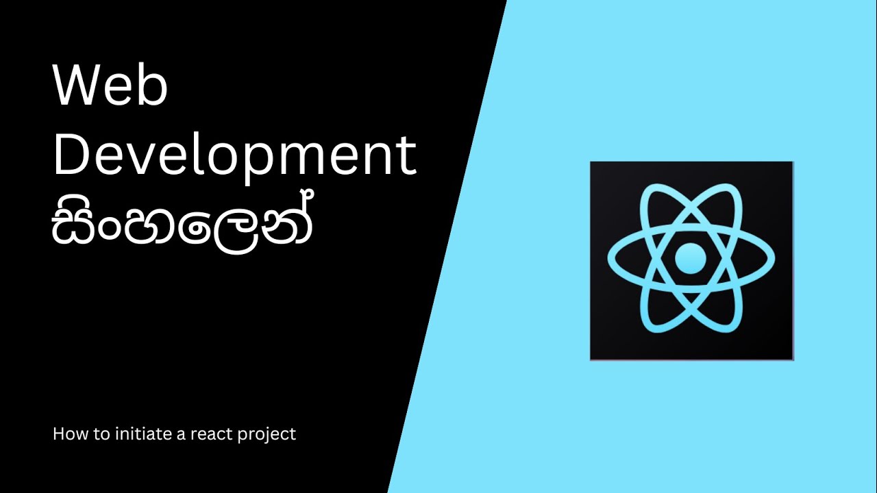 Install Vite & React Project: Setup & Build Your First React App (In Sinhala) - 2025 - YouTube