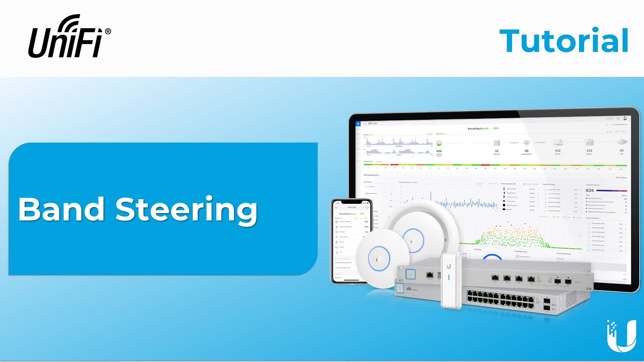 Tutorial UniFi: Band Steering na Otimização da Banda de 5 GHz - YouTube