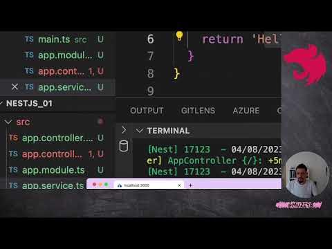 #02 NestJS AppController,Service, GET, POST - YouTube