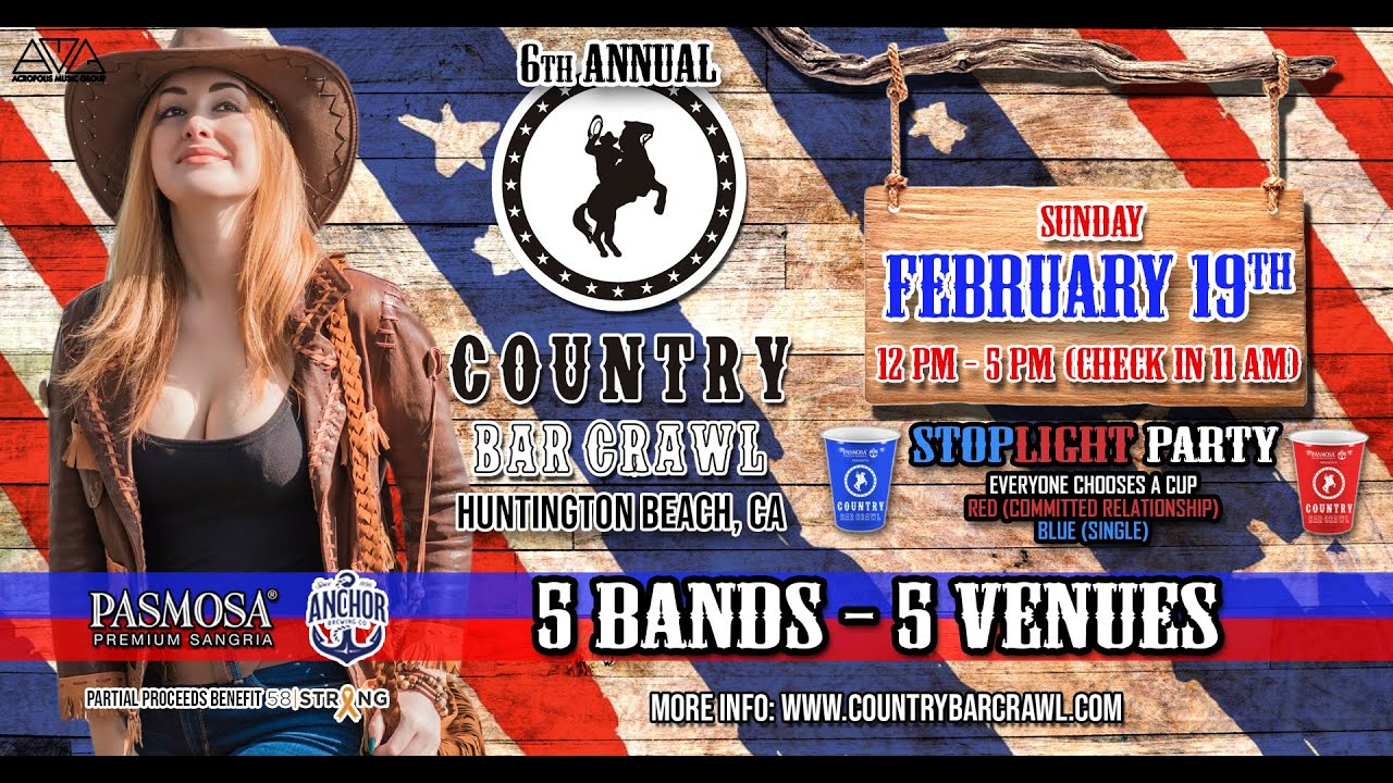 Country Bar Crawl 2023 President's Day Weekend w/ Redneck Rodeo ...