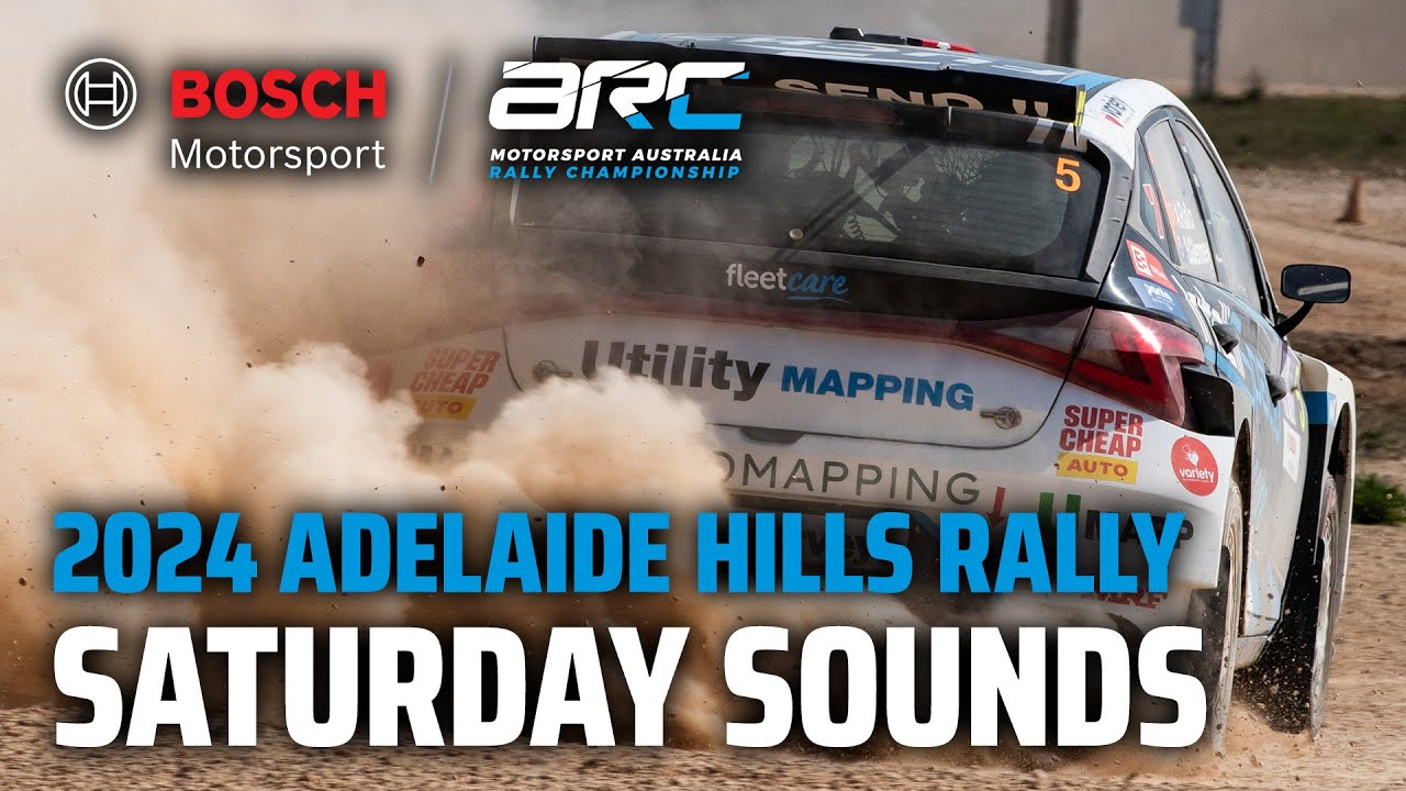 Saturday Morning Sounds | 2024 Adelaide Hills Rally - YouTube