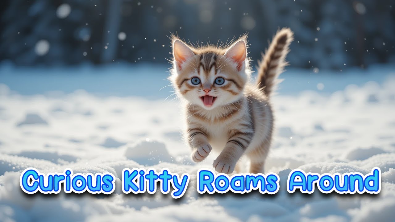🐱 Curious Kitty Roams Around | Fun Cat Song for Kids & Toddlers ...
