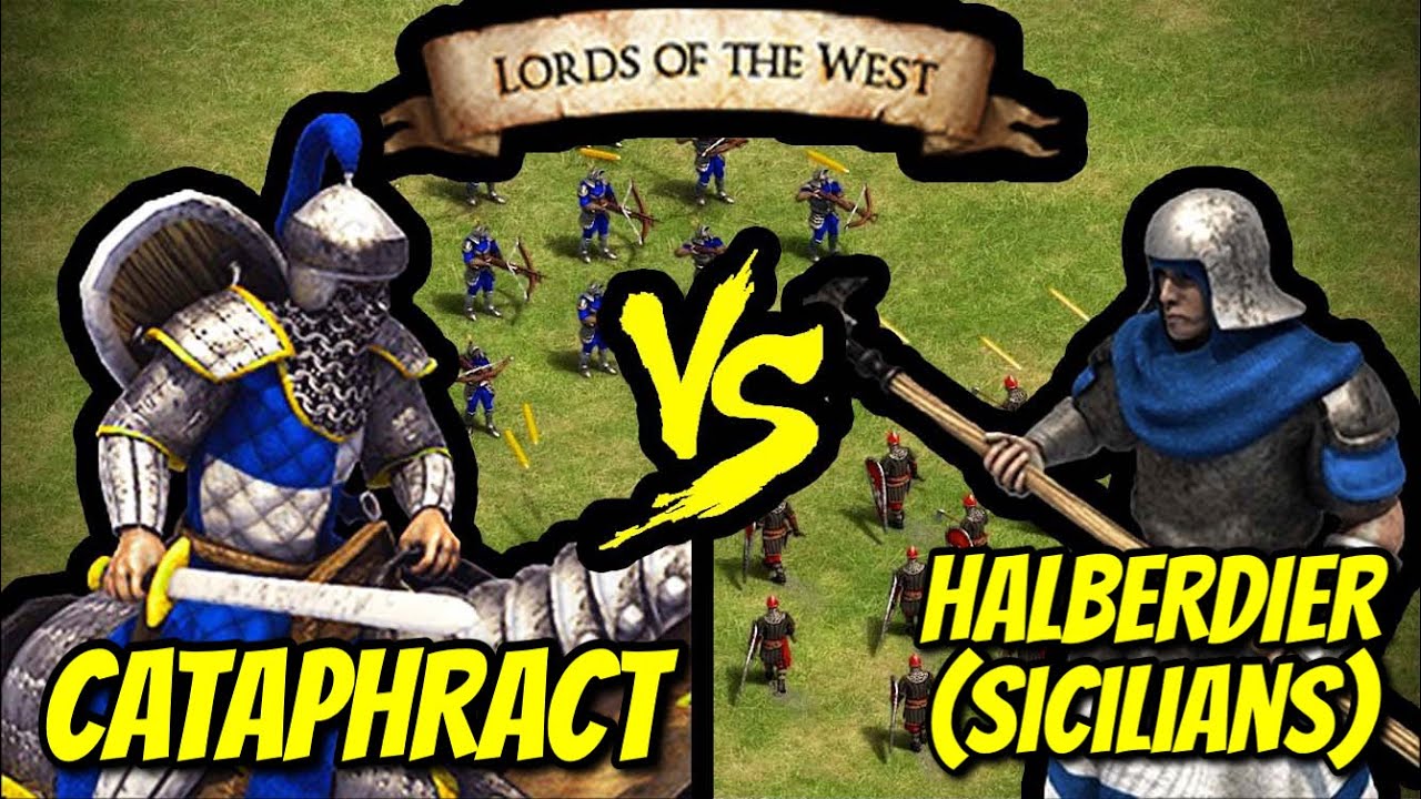 200 ELITE CATAPHRACTS vs 200 (Sicilians) HALBERDIERS | Age of Empires ...