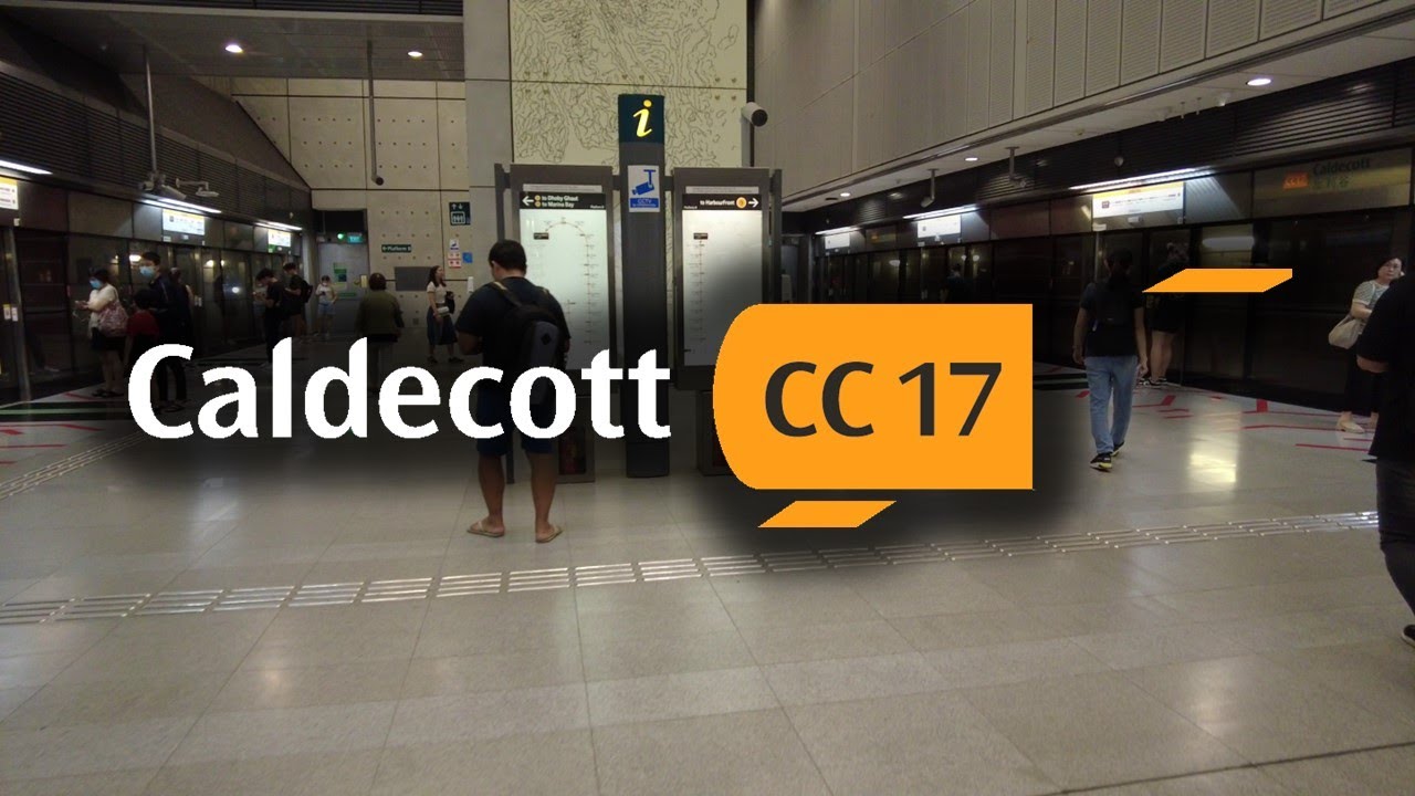 CC17 Caldecott MRT Station: Platforms to Exit 2 | Circle Line - YouTube