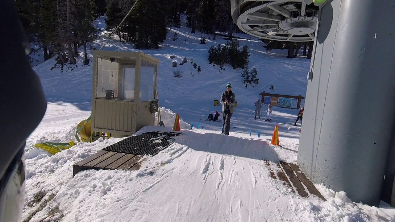 Skiing at Mountain High ski resort - YouTube