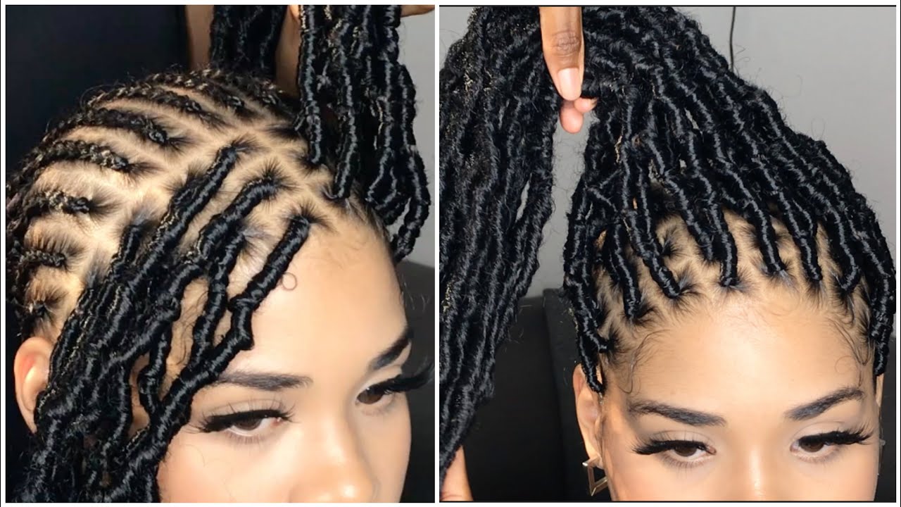 Less than 2hrs, Fast distressed Locs technique on Fine hair | Long faux ...