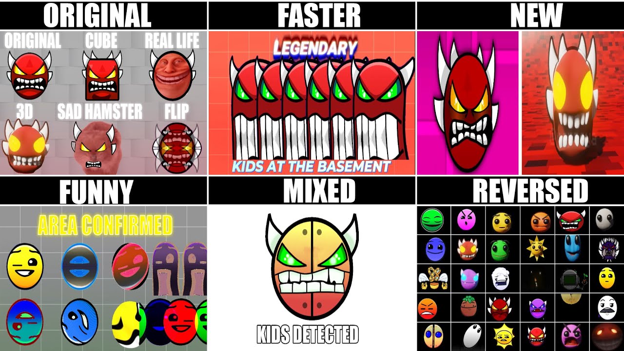 Geometry Dash All Custom FIRE IN THE HOLE But everyone Is ALL New ...