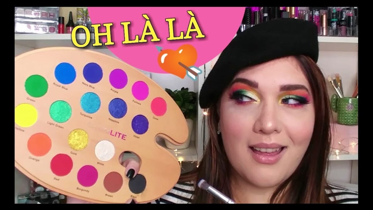 PAINT PALETTE GLAMLITE 🎨| RESEÑA & SWATCHES - YouTube