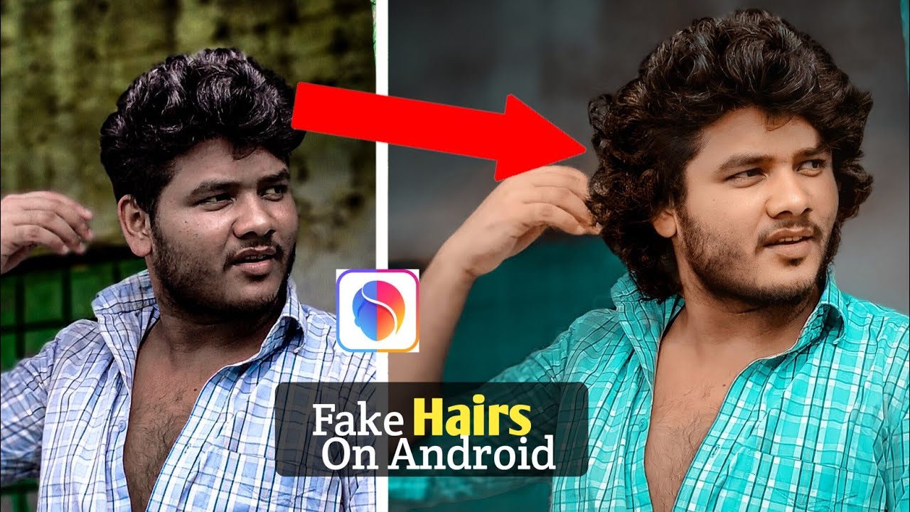 Realistic Long Hairs Photo Editing On Android In just One Click ...