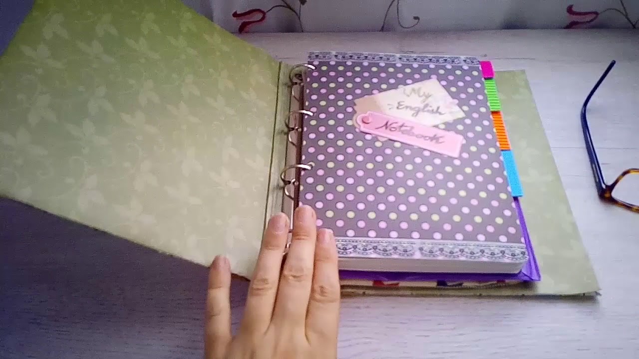 Como organizar un cuaderno de idiomas - YouTube