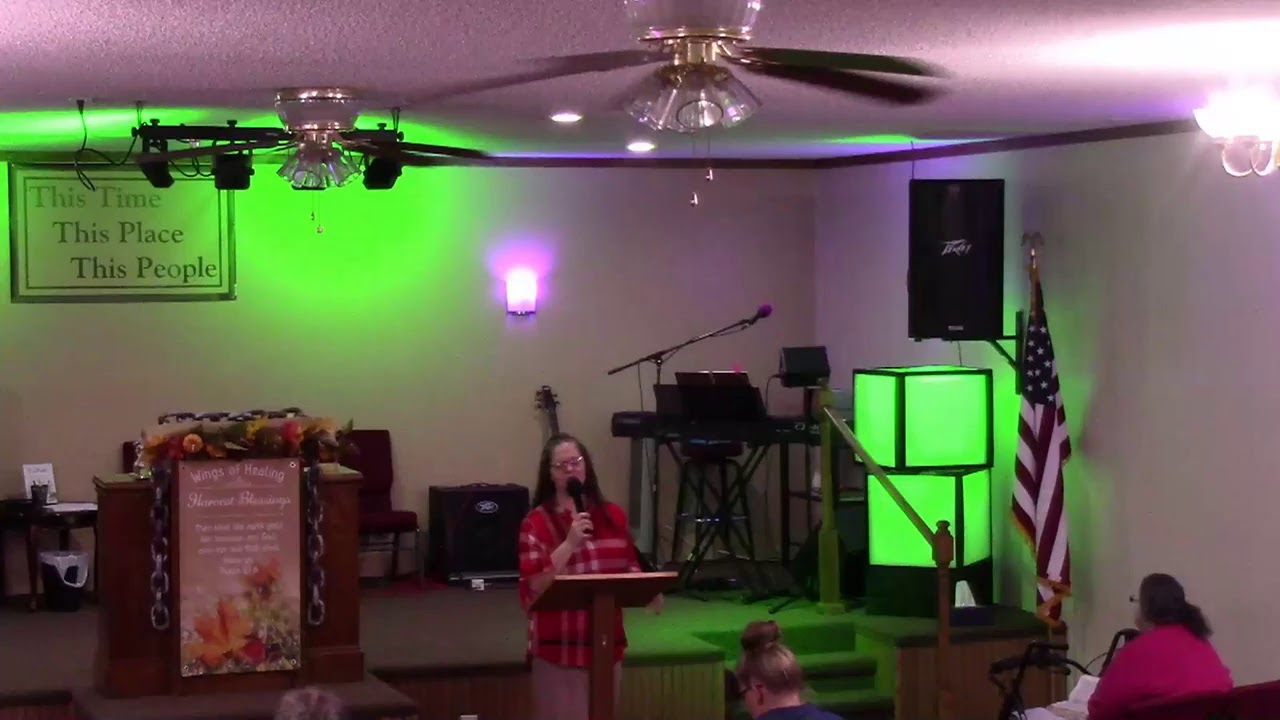 11/24/19 - Sunday Sch. - Sis. Amanda Holsinger "Looking Unto Jesus ...