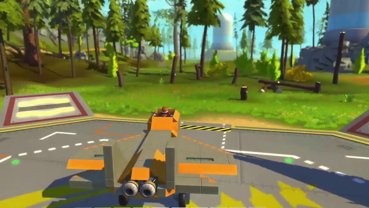 Scrap Mechanic F-15 Fighter - YouTube