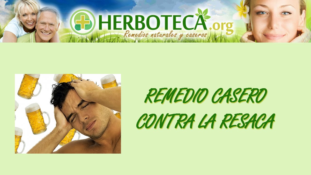 Remedio casero contra la resaca - YouTube