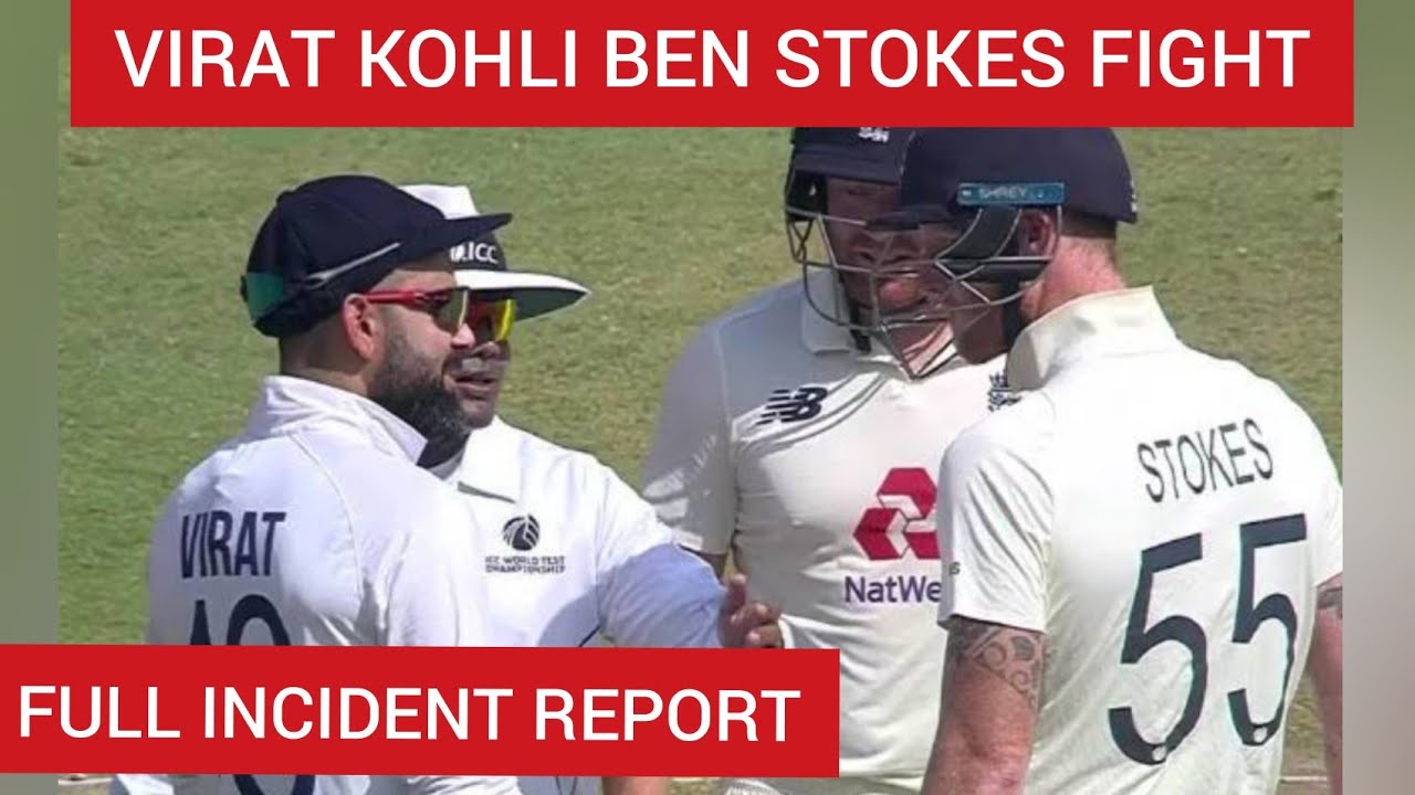 Ben stokes and virat kohli incident - YouTube