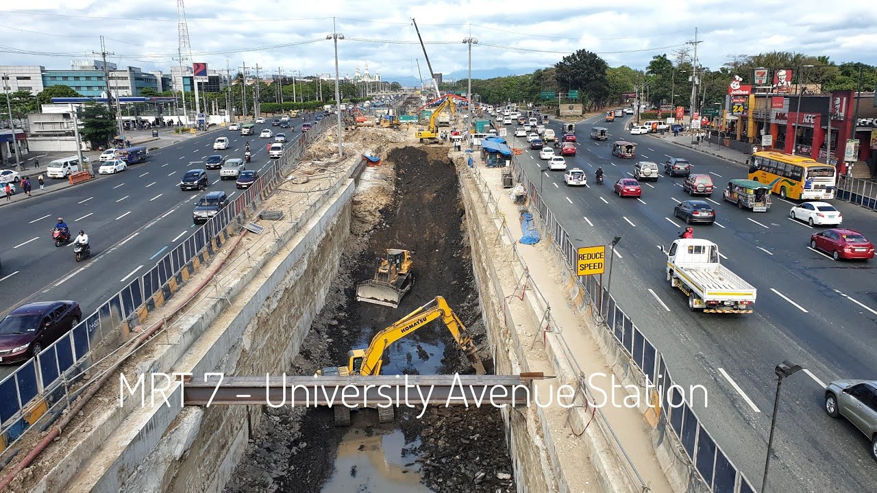 MRT 7 - Philcoa/University Avenue - Feb 27, 2019 Update - YouTube
