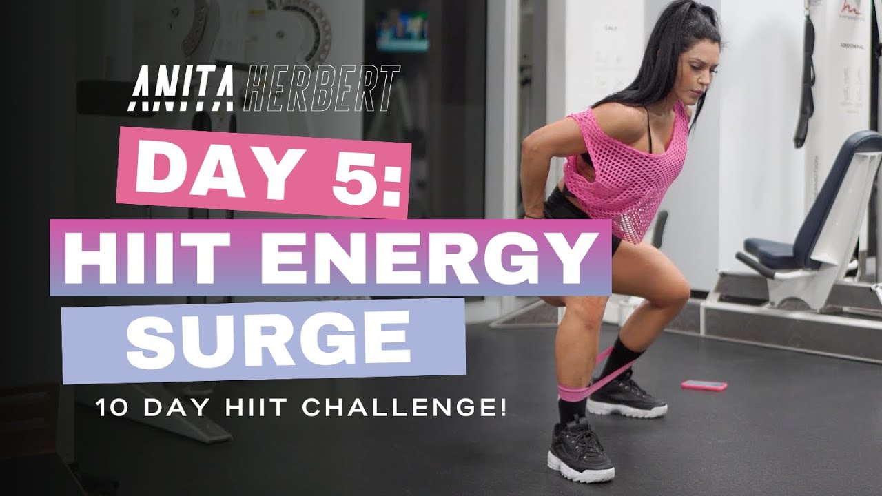 HIIT CHALLENGE | DAY 5: HIIT ENERGY SURGE - YouTube