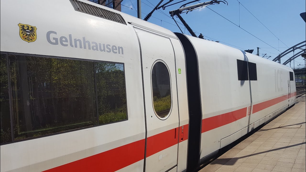 ICE 1 in Kiel Hbf: ICE1171 Karlsruhe Hbf - YouTube