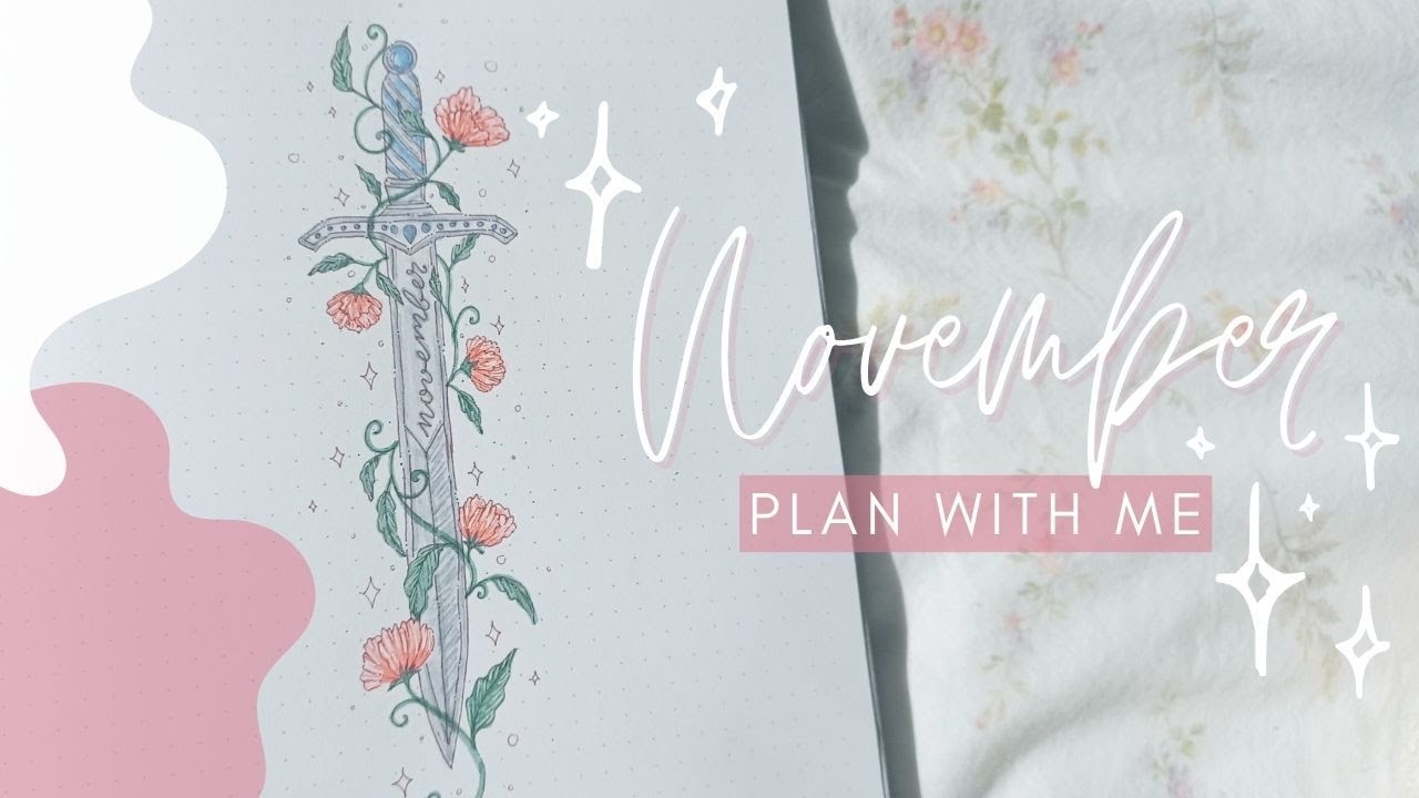 November Plan With Me | High Fantasy Bullet Journal - YouTube