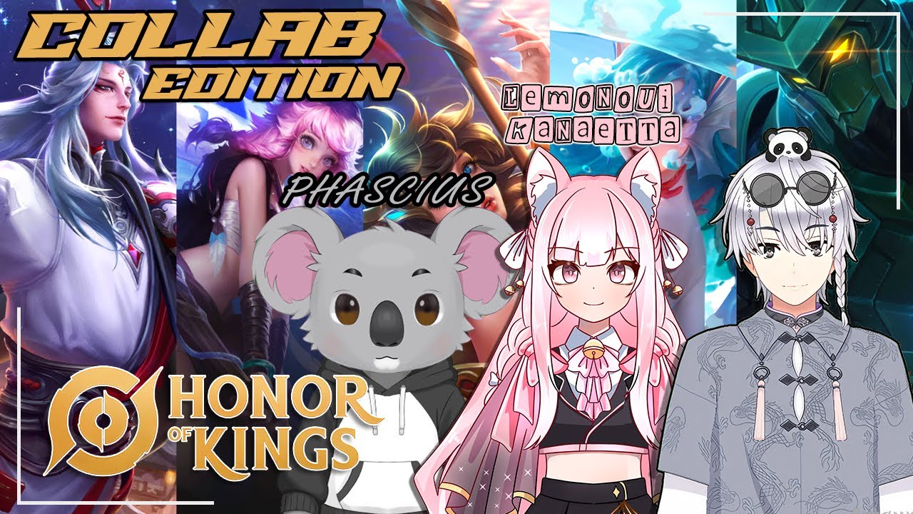 🔴 LIVE 【HOK Collab】Collab Para Hewan (Panda?, Kucing, Koala) Hwehehehe ...