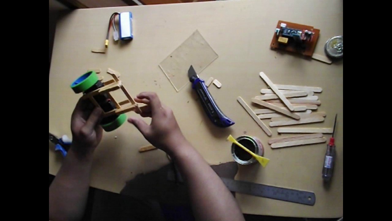 illustration of making mini sumo robot iROF 2017 - YouTube