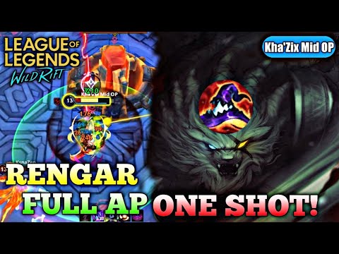 LOL WILDRIFT : RENGAR FULL AP ONE SHOT IN MODE ARAM HOW TO PLAY RENGAR ...