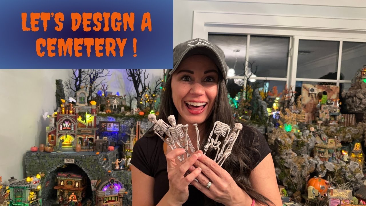 Setting up my Halloween Village: Cemetery and Spooky Town (Part 1)-Let ...