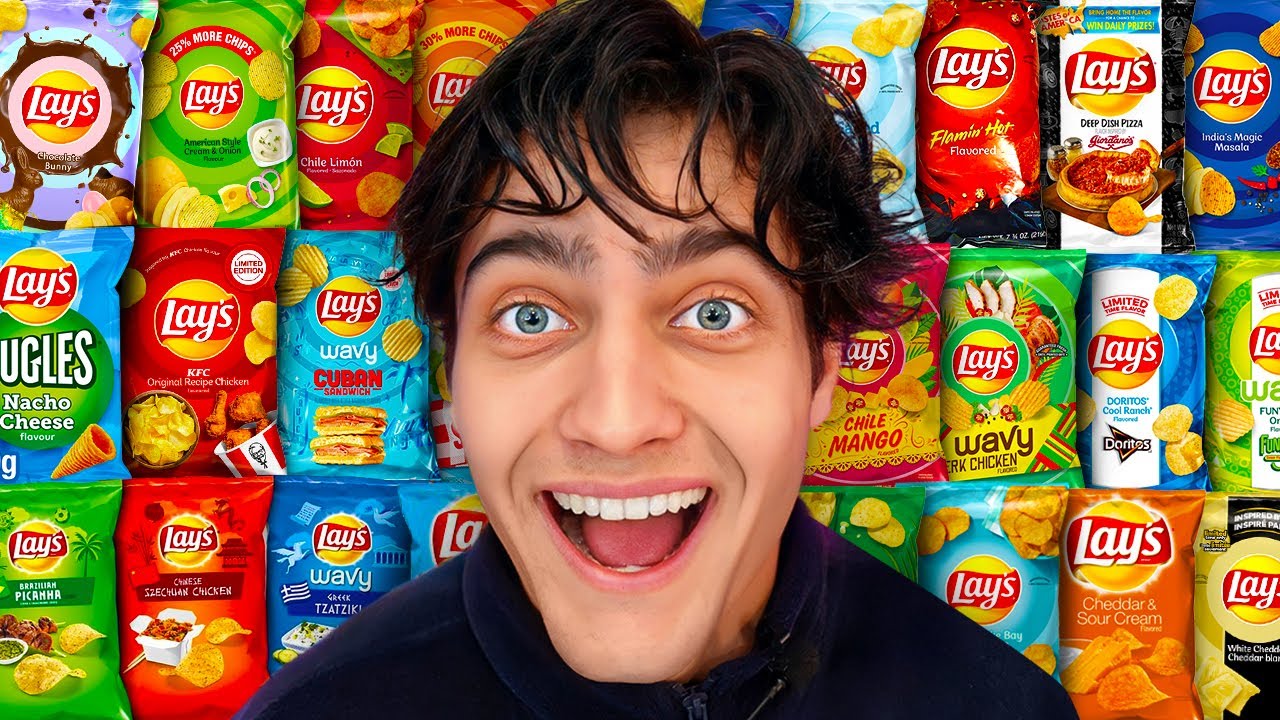 We Tried Every Lays Chip Flavor - YouTube