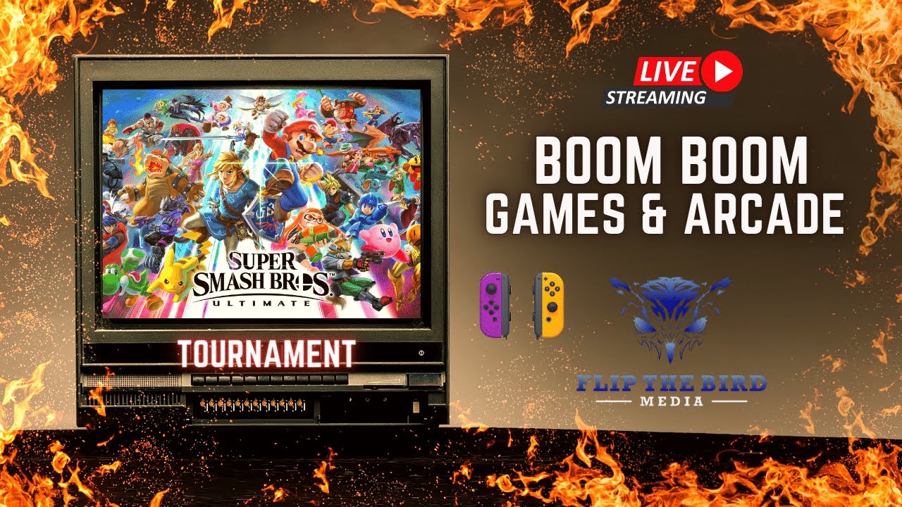 Super Smash Bros Tournament | Boom Boom Games & Arcade - YouTube