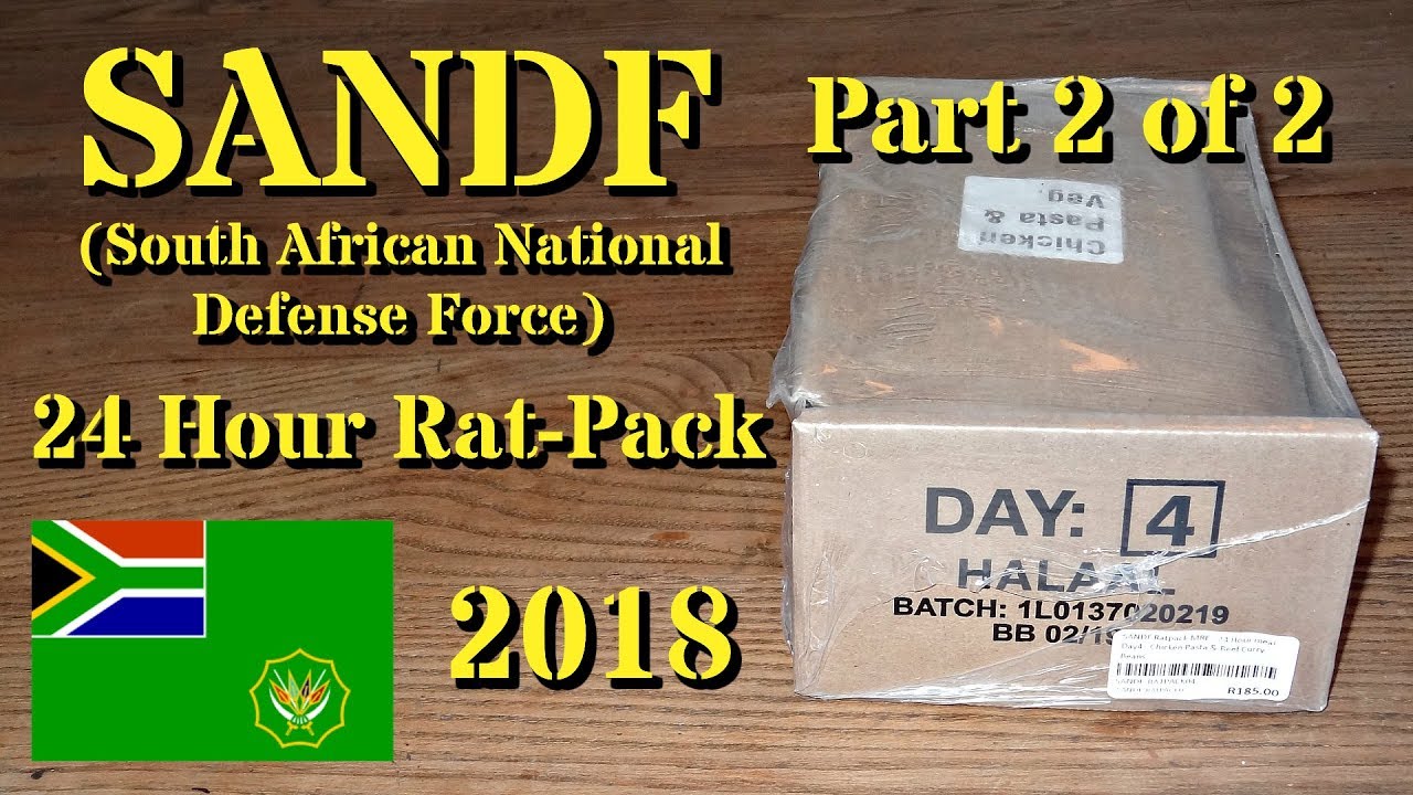MRE Review: 2018 South African National Defense Force (SANDF) 24-Hour ...