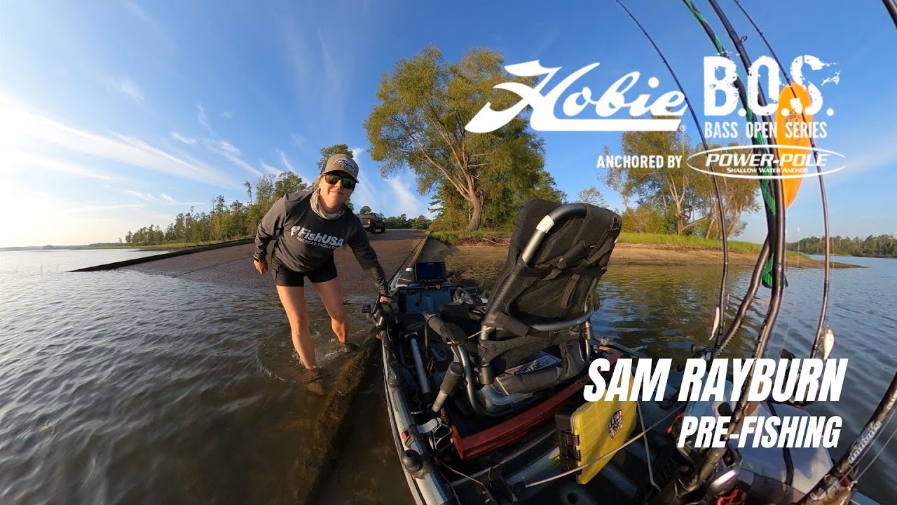 Tournament Pre Fishing | Hobie BOS Sam Rayburn 2023 - YouTube