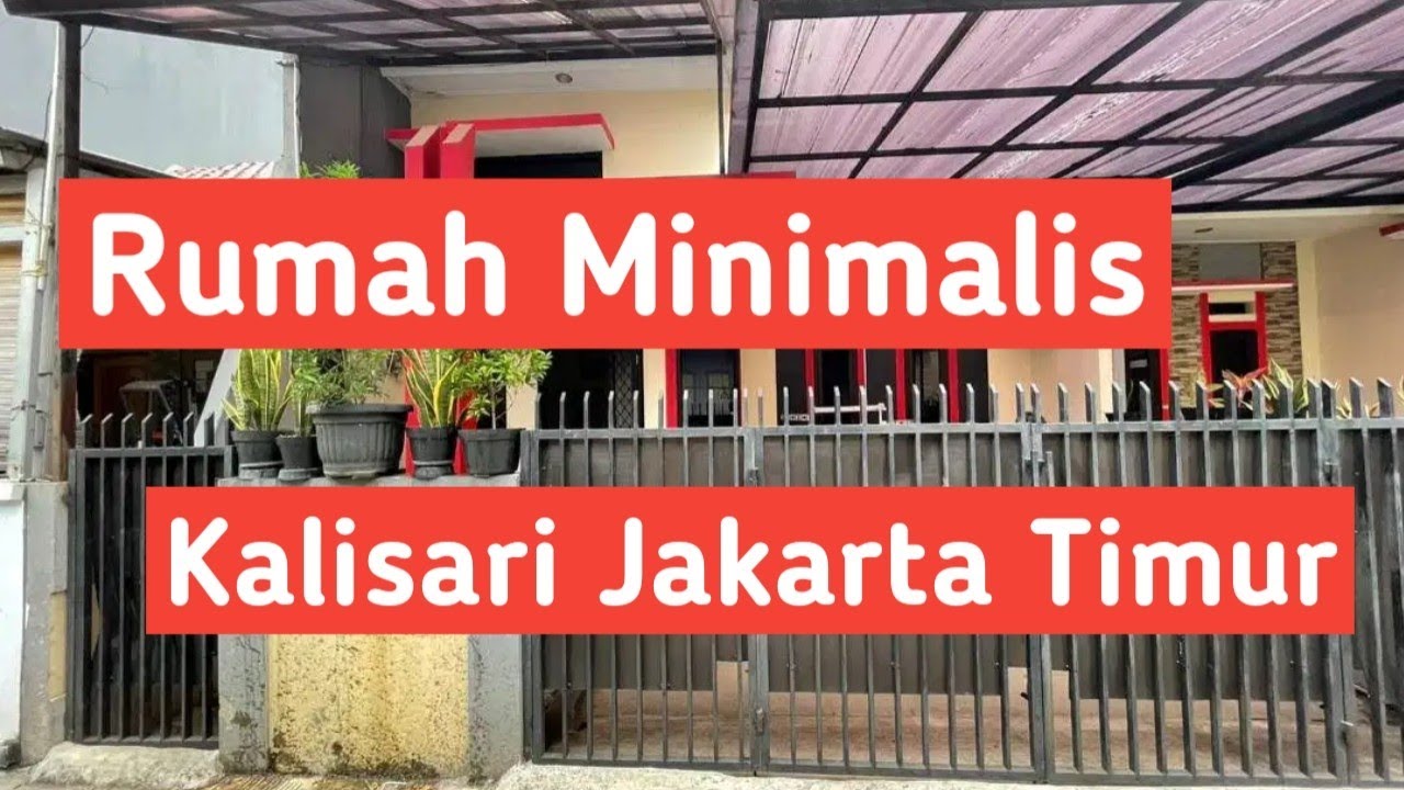 Dijual Cepat Rumah Minimalis || lokasi di Kalisari Jakarta Timur ...