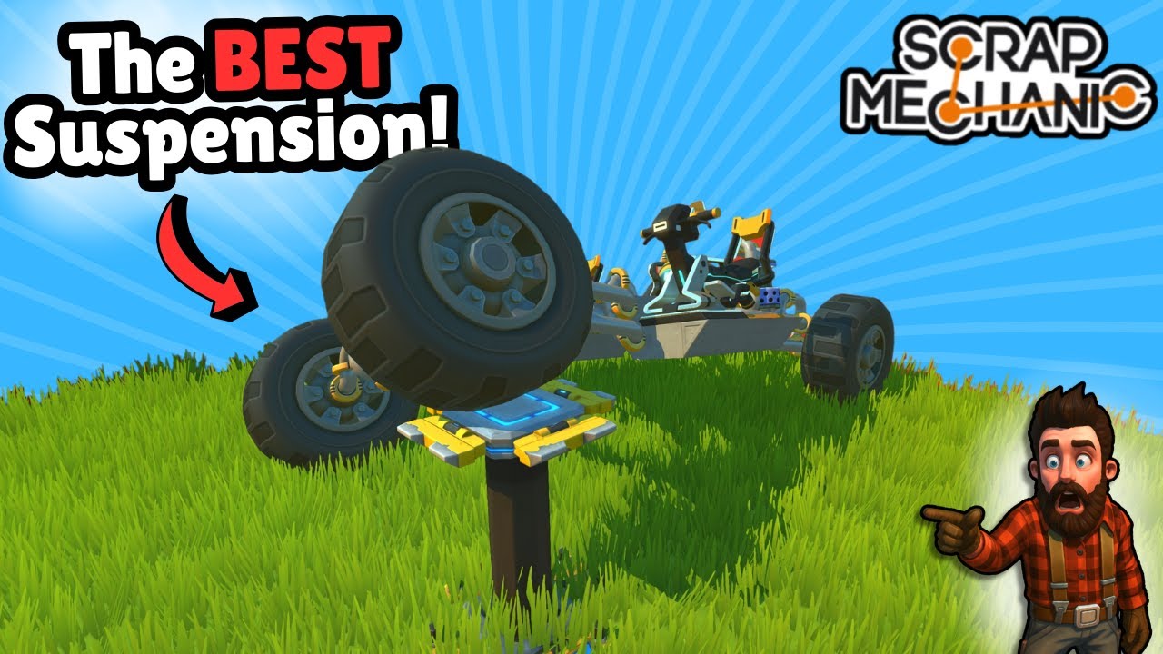 The BEST Rock Crawler Suspension in Scrap Mechanic! | Tutorial | - YouTube