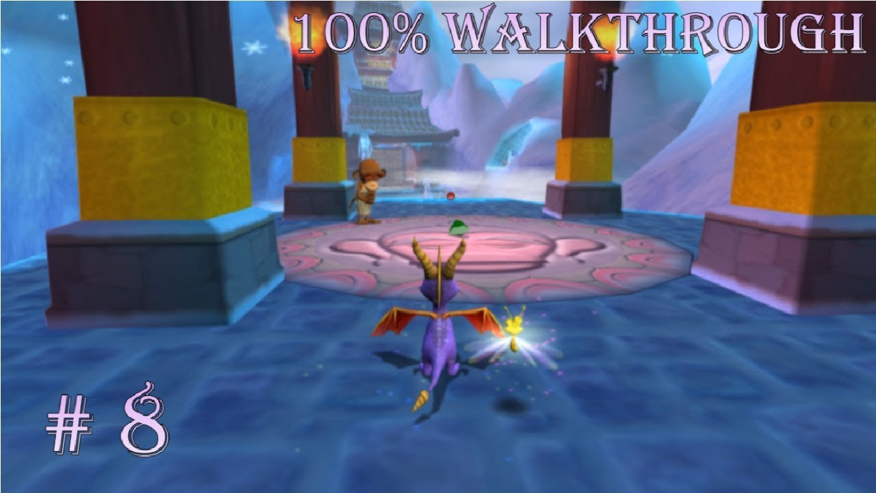 Spyro: Enter The Dragonfly ☆ 8 ☆ Monkey Monastery (100%, No Commentary ...